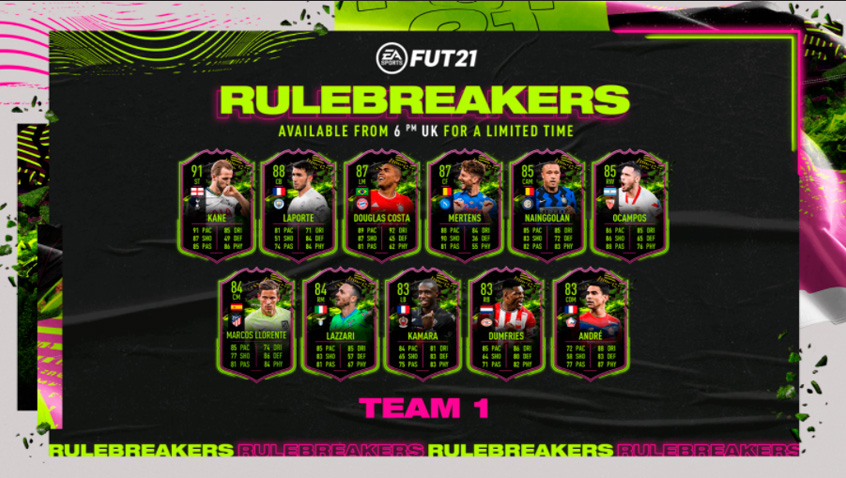 ¿Qué son los Rulebreakers de FUT - FIFA 21 y cómo obtenerlos?